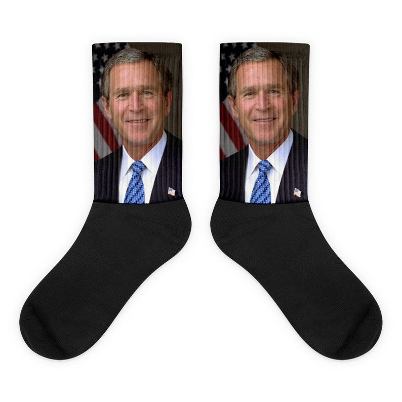 George W. Bush Socks - Etsy