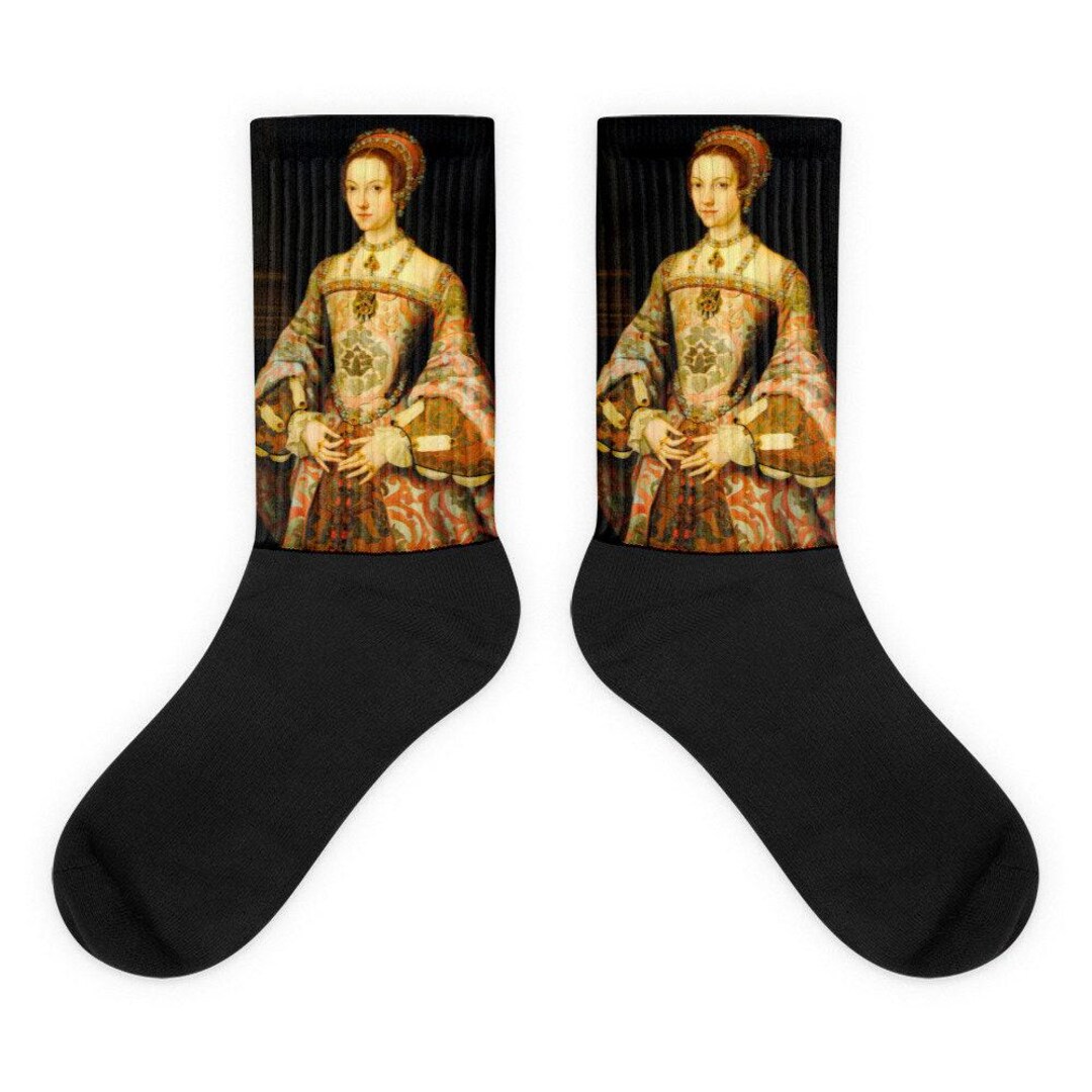 Catherine Parr, Tudor Queen Socks - Etsy