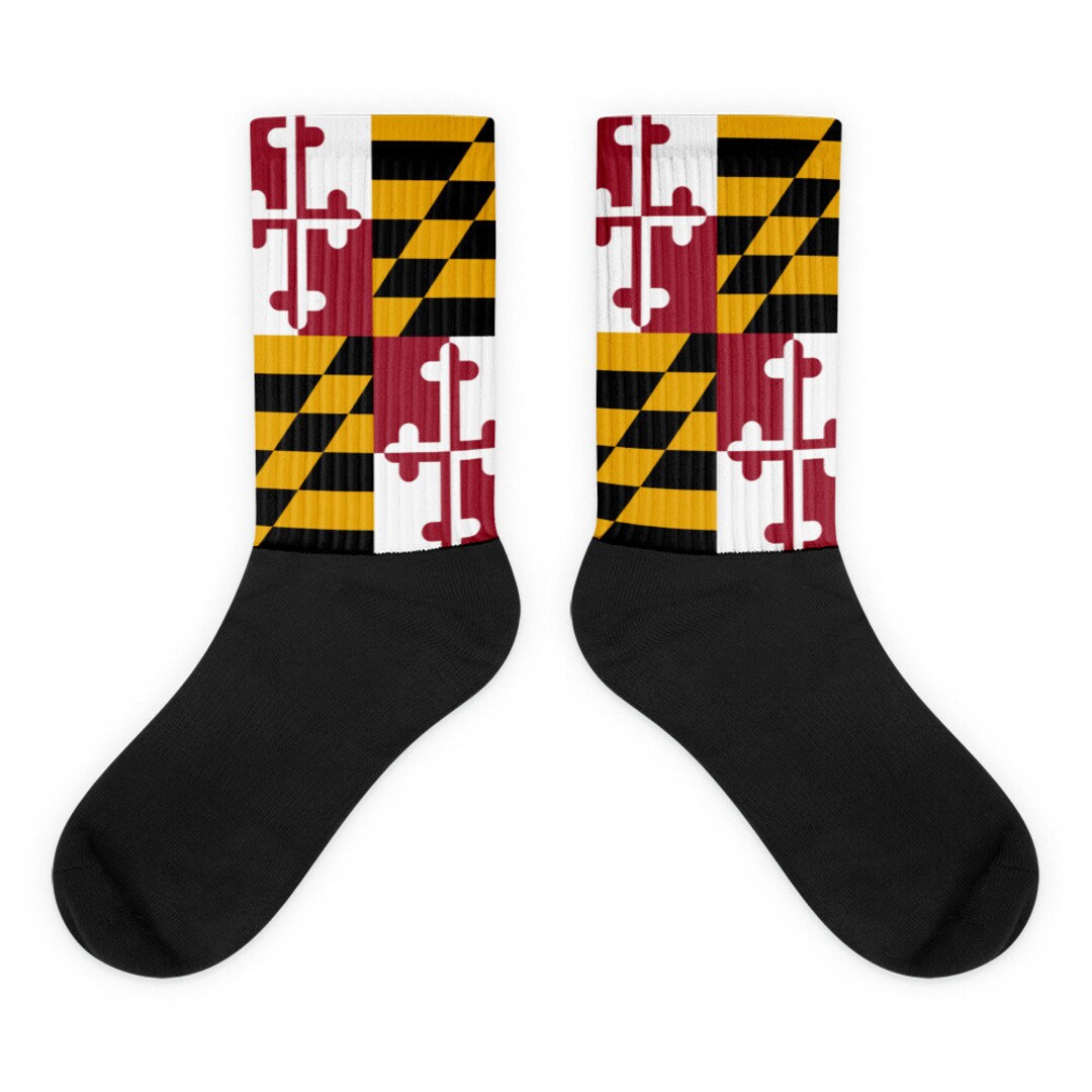 Maryland State Flag Socks - Etsy