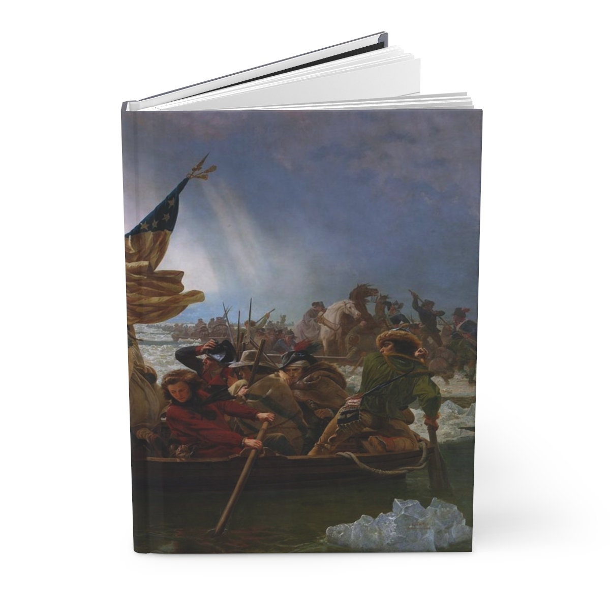 George Washington Crossing the Delaware Hardcover Journal Matte - Etsy