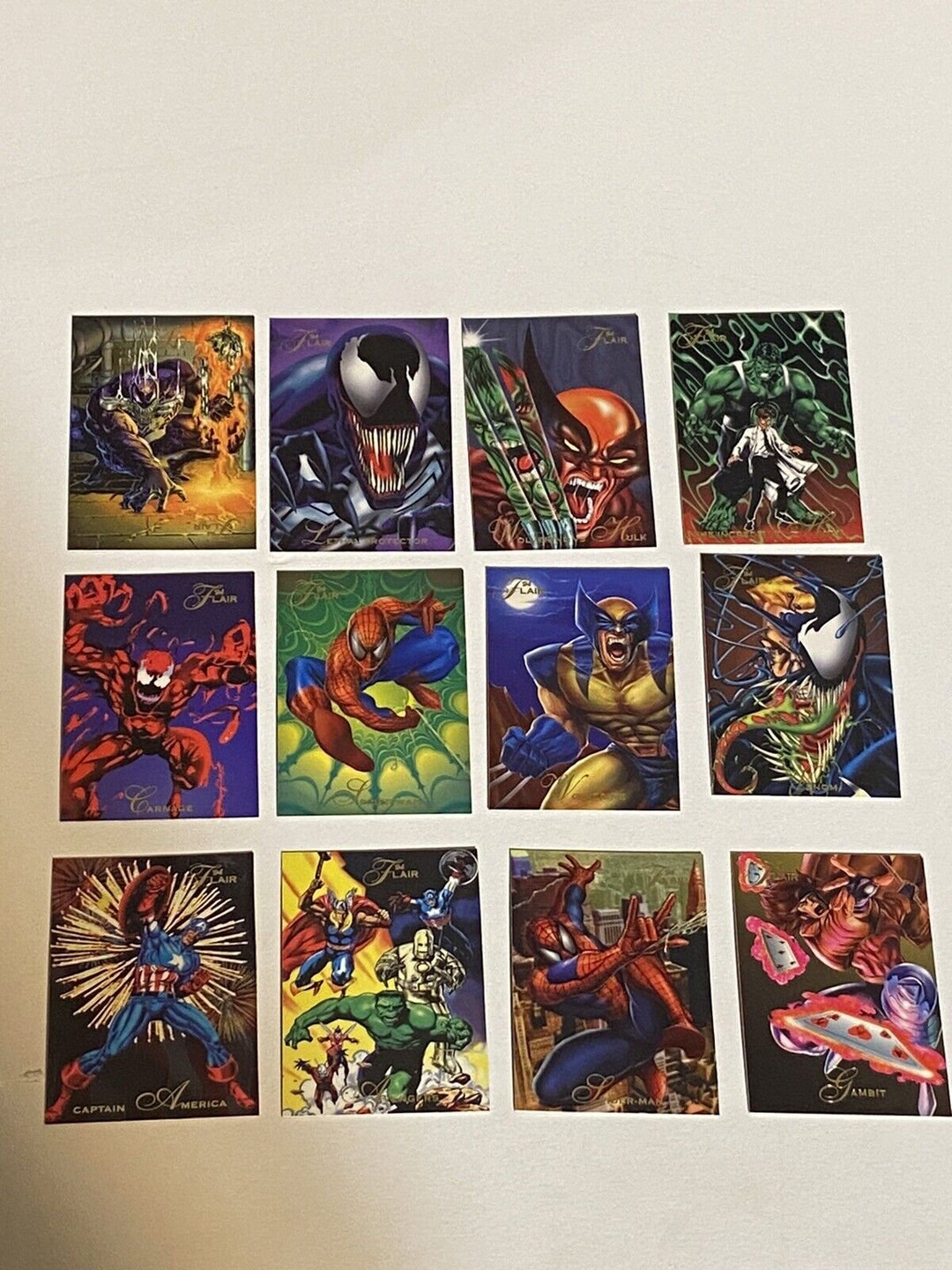 LARGE Lot of Flair 94 MARVEL Trading Cards Wolverine / Venom - Etsy