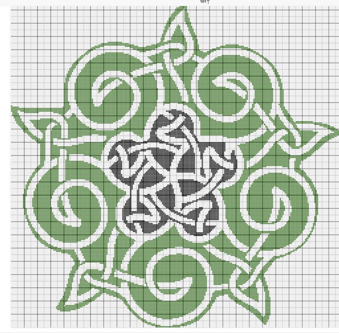 Crochet Graphgan, Celtic Design With Written Instructions and PDF ...