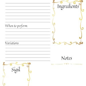 Witchcraft Spellbook Custom Notebook - Spellbook Journal Notebook ...