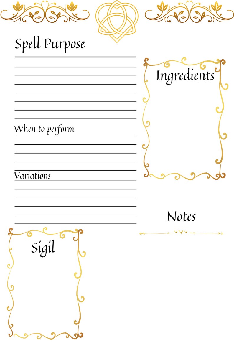Witchcraft Spellbook Custom Notebook Spellbook Journal - Etsy UK