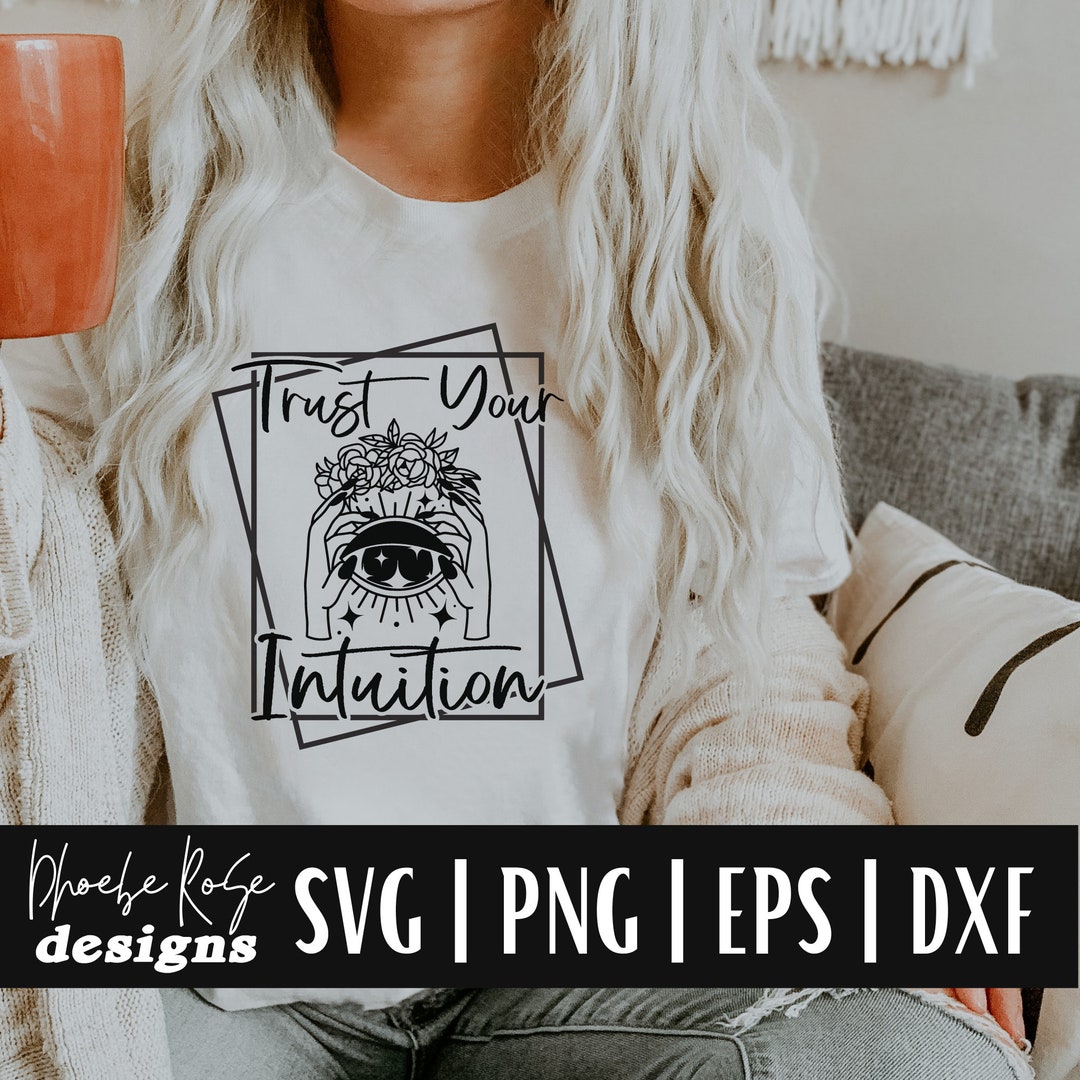 Trust Your Intuition SVG Cut File | Cricut Silhouette DXF | Chakra Png ...