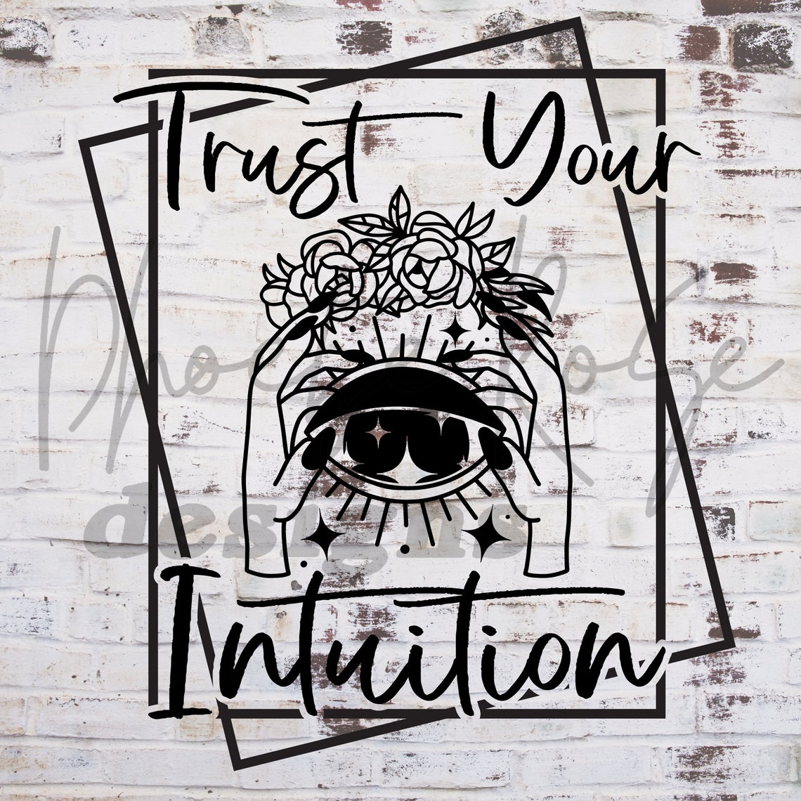 Trust Your Intuition SVG Cut File Cricut Silhouette DXF - Etsy