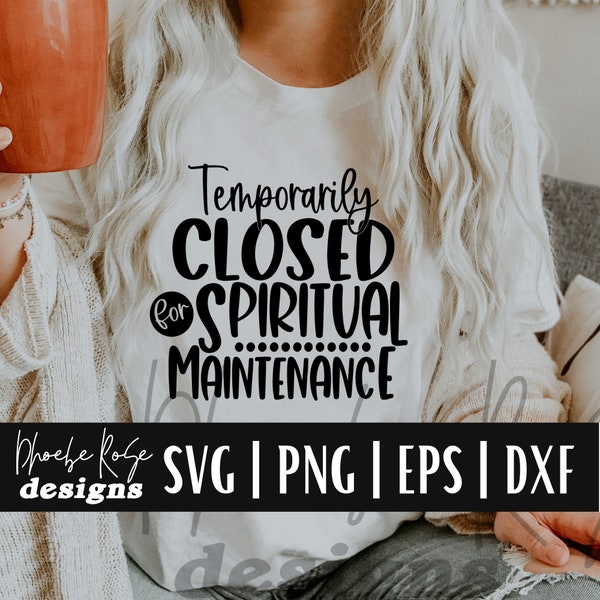 Spiritual Maintenance Svg - Etsy