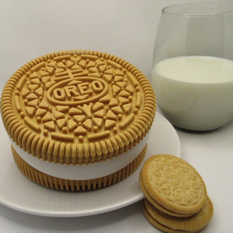 Golden Oreo Cookie Box Golden Oreo Storage Container Fun | Etsy