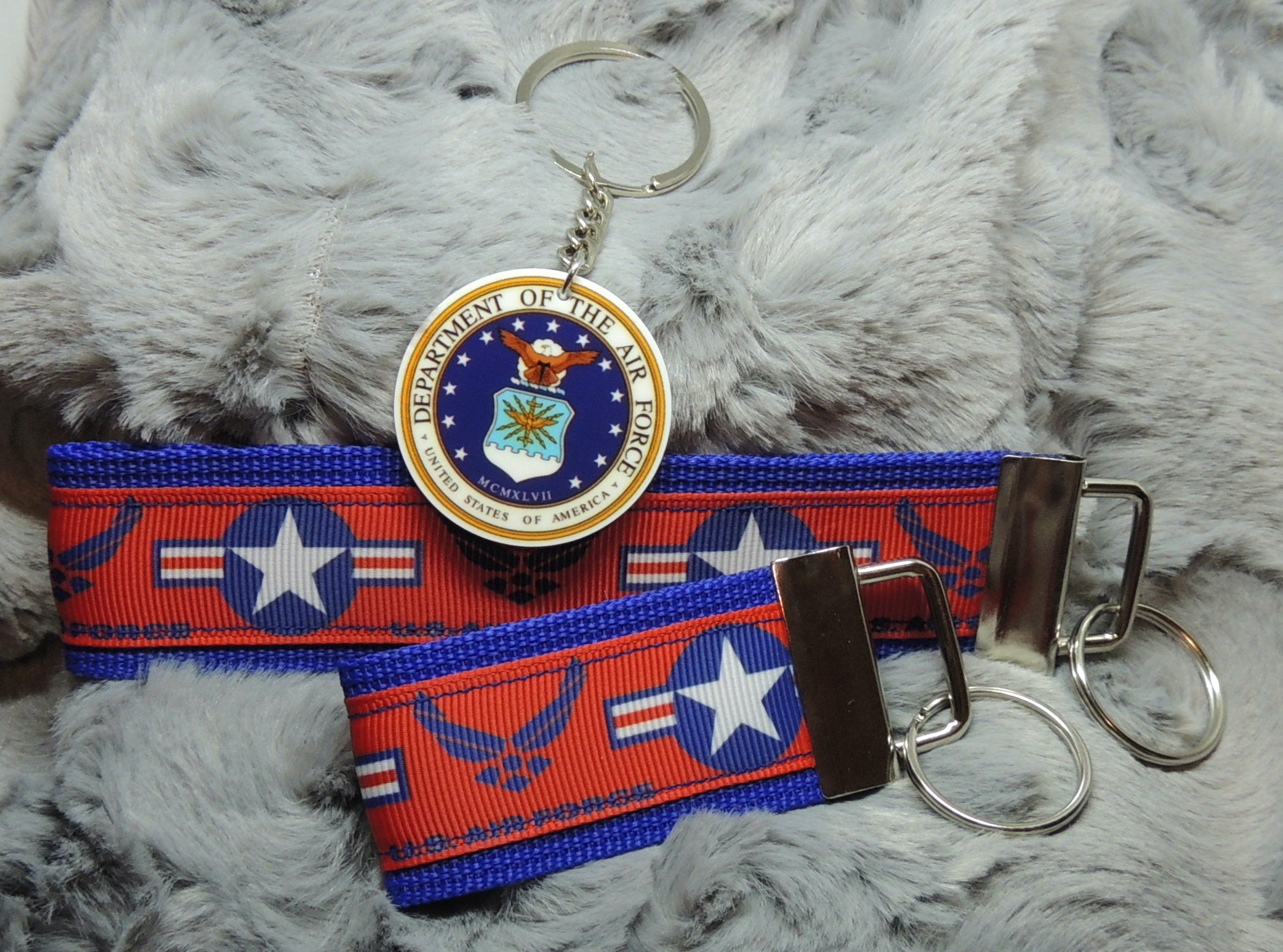 Air Force Keychain/key Fob - Etsy
