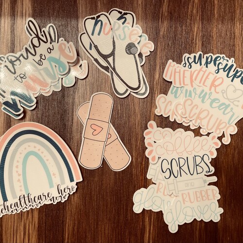 Nursing Student Sticker Laptop Decal Registered Nurse - Etsy
