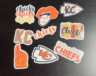 Kc Chiefs Stickers | Etsy