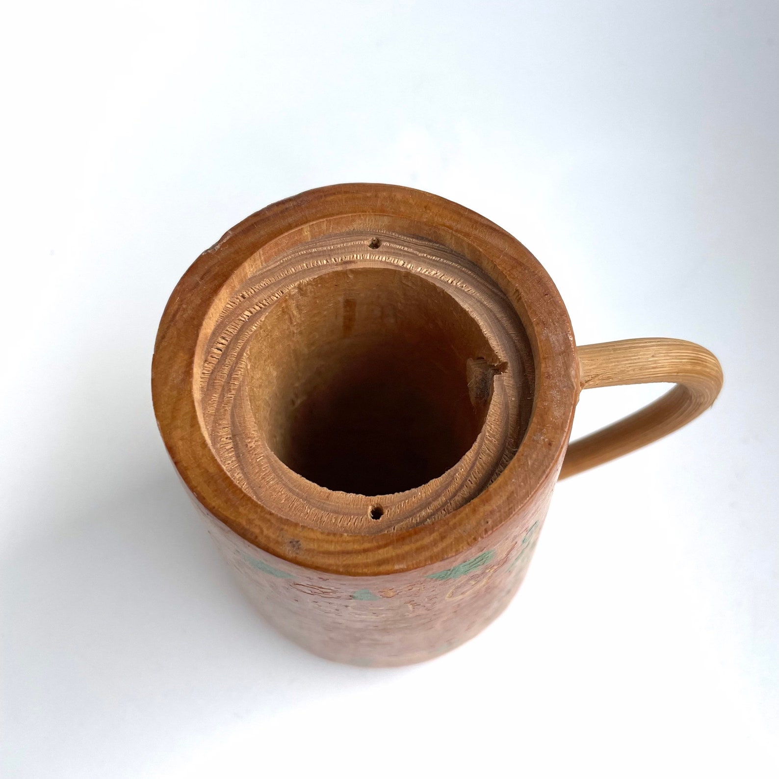 1950s Live Edge CUSS BOX Evergreen and Oak Motif Log Cabin - Etsy