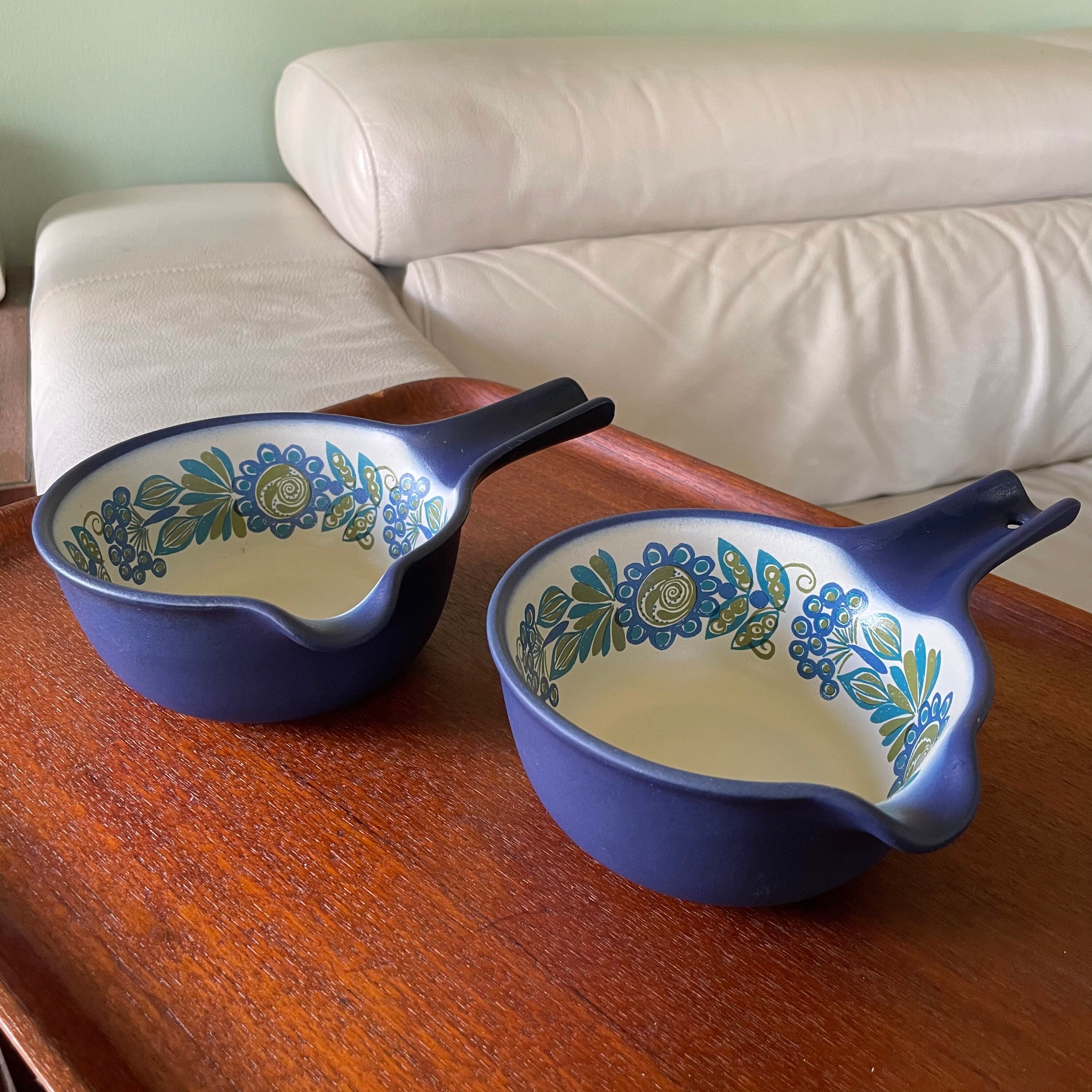 Vintage noruego Figgjo Flameware Pourable Sauce Pan hermoso - Etsy España