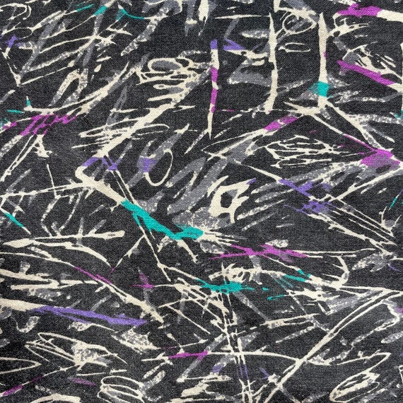 Rad 1990’s Oversize Splatter Paint Style Aloha Shirt,… - Gem