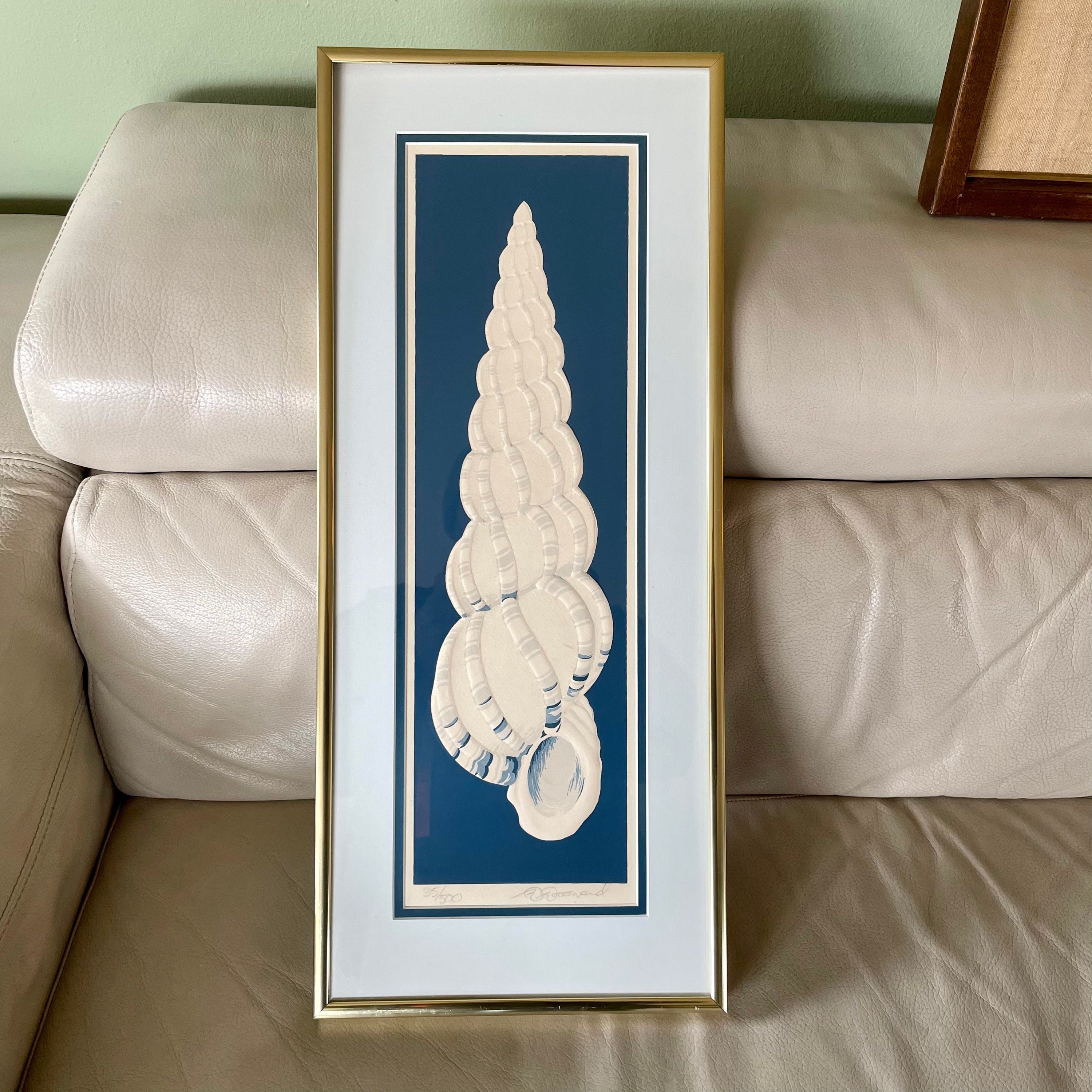 Wentle Trap Shell Serigraph Print by famed Artist Warren | Etsy