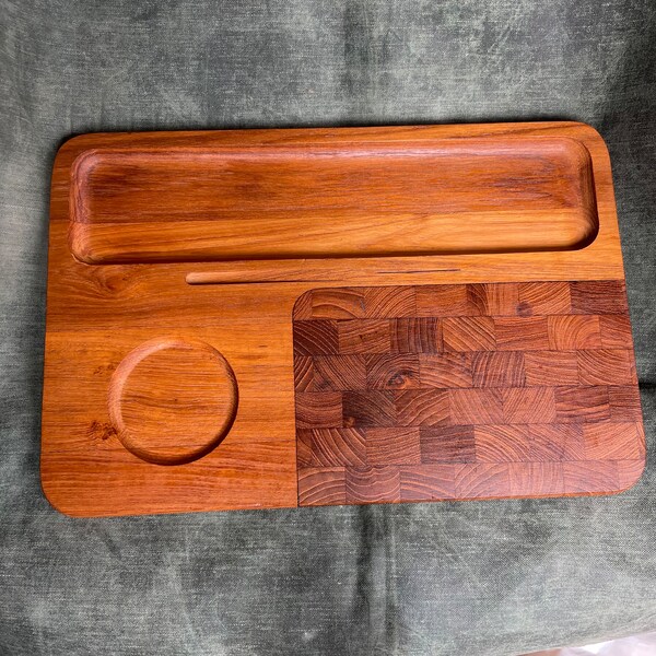 Teak Serving Tray - Etsy