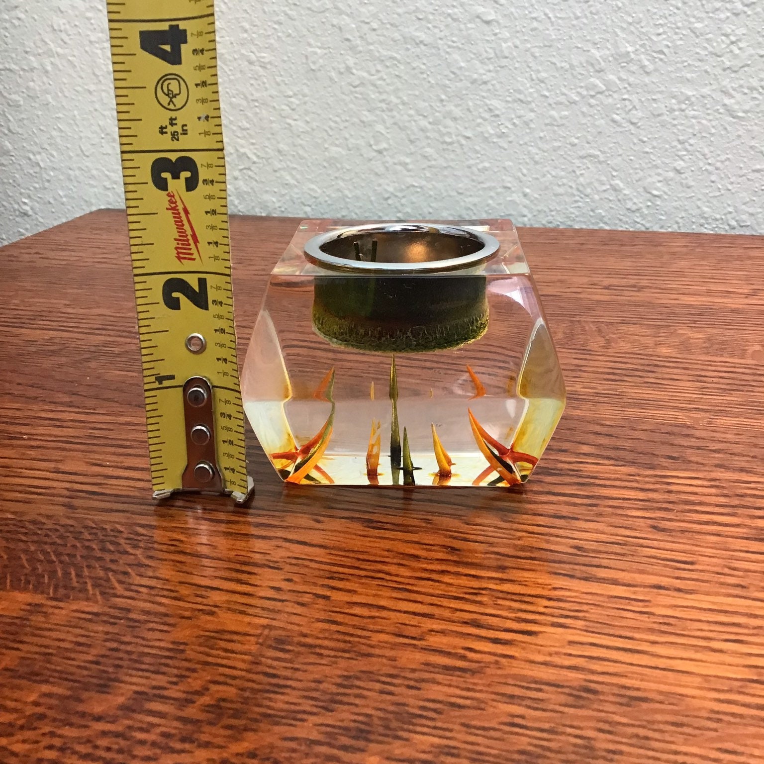 1950s Modernist Abstract Lucite Table Top Lighter Base | Etsy