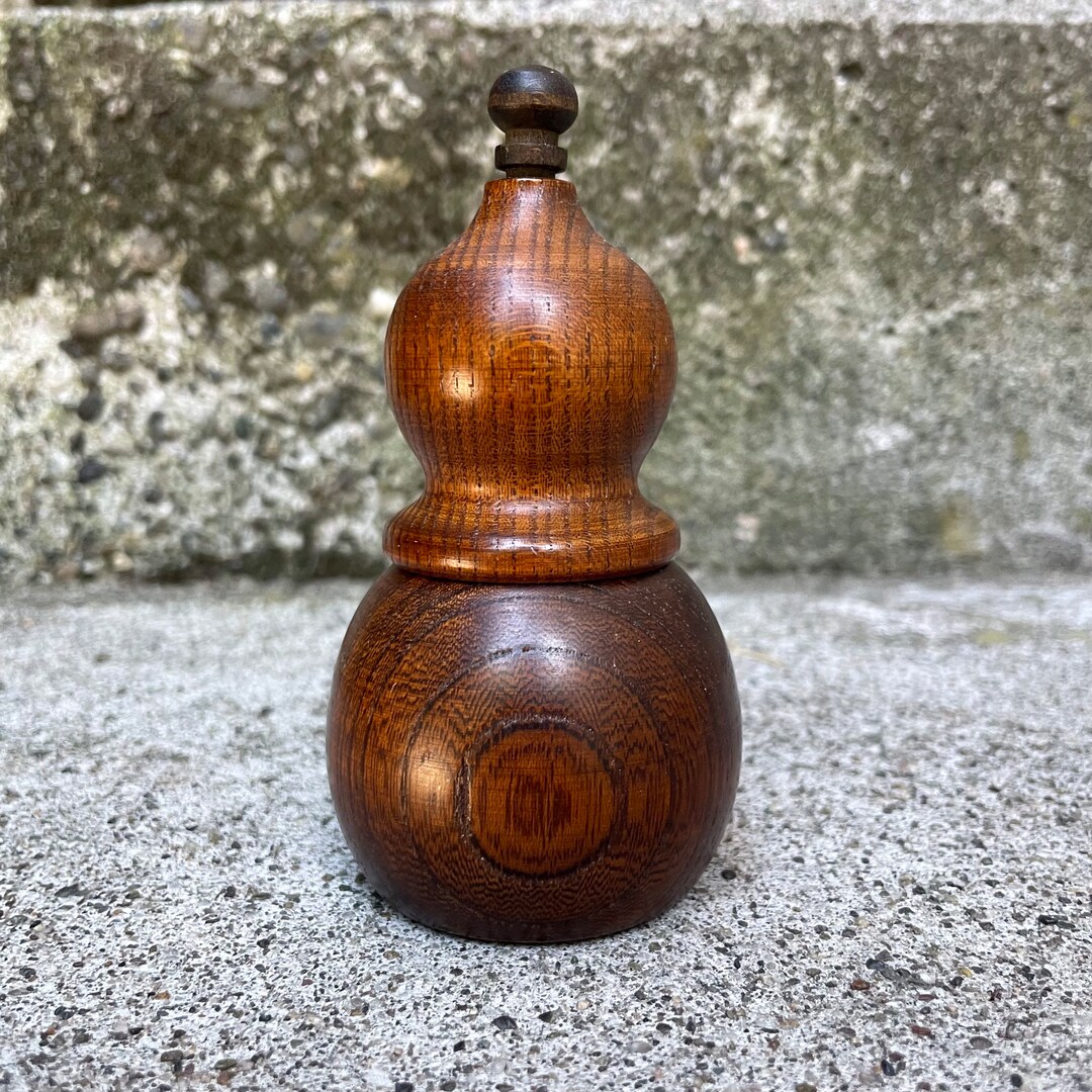 Vintage Japanese Wooden Gourd Yamanaka Shichimi Togarashi Spice ...