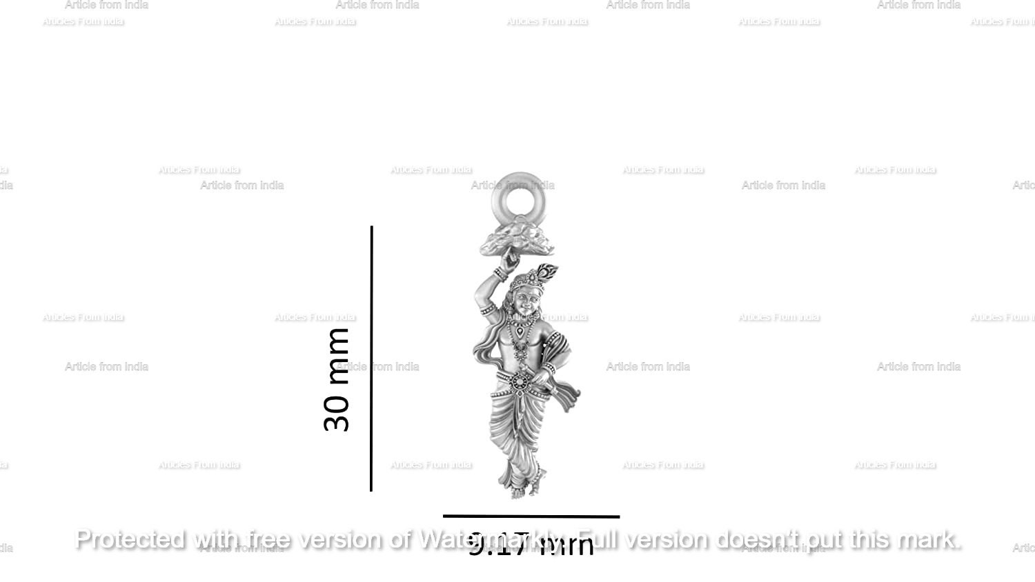 God Krishna Chain Pendant pendant With Chain for Men and - Etsy