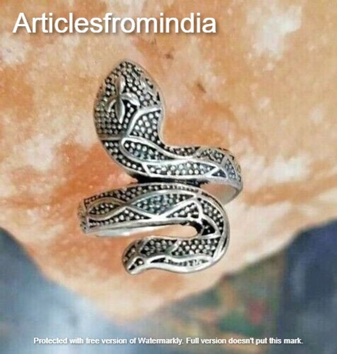 Snake Rings for Men Women Finger Wrap Ring - Etsy