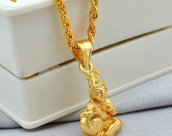 Lord Krishna Locket - Etsy