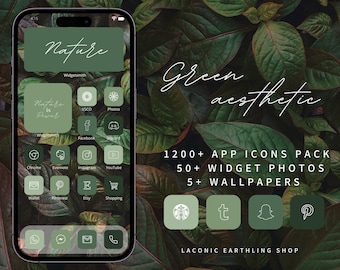 Ios 14 Icons Green App Icons 108 Icons 10 Colors Green App Icons ...