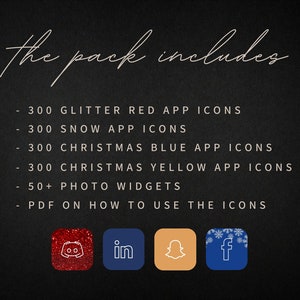 Ios 17 & Android Winter Aesthetic 1200 App Icons Pack ...