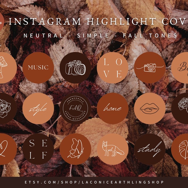 Highlight Covers - Etsy