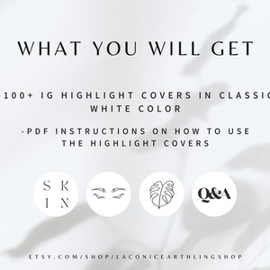 100+ White Instagram Highlight Covers | Neutral Story Instagram ...