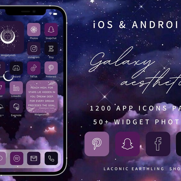 Galaxy App Icons - Etsy