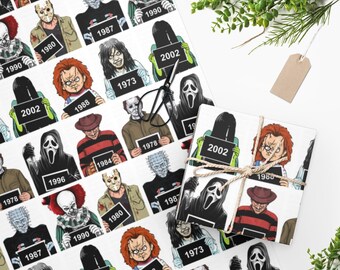 Halloween Wrapping Paper - Etsy