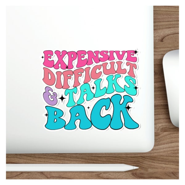 Expensive and Difficult Decal - Etsy