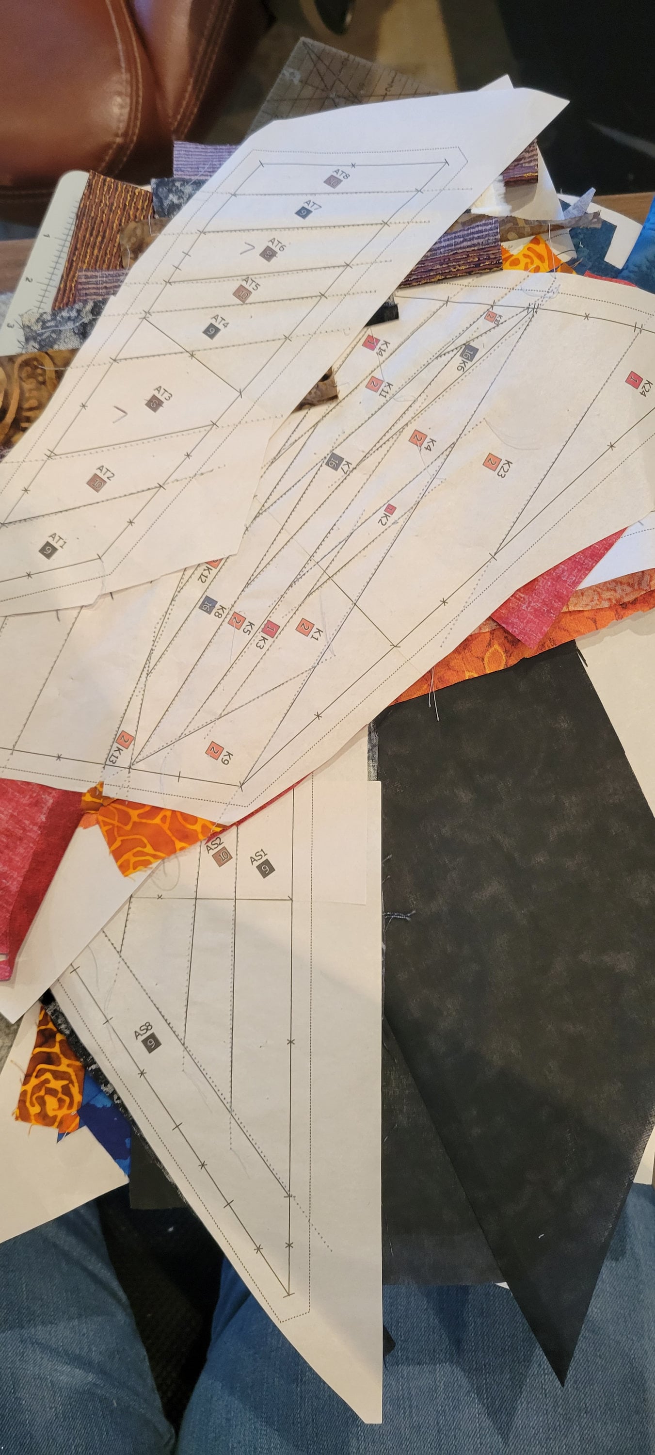 The Scream: Edvard Munch, Foundation Paper Pieced Quilt Pattern, PDF ...