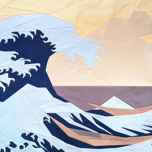 Wave Quilt Pattern - Etsy