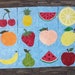 Pieces of Fruit, 12 6x6in Blocks, Foundation Paper Pieced Quilt Block ...