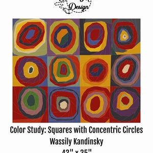 Color Study: Squares With Concentric Circles - Wassily Kandinsky ...