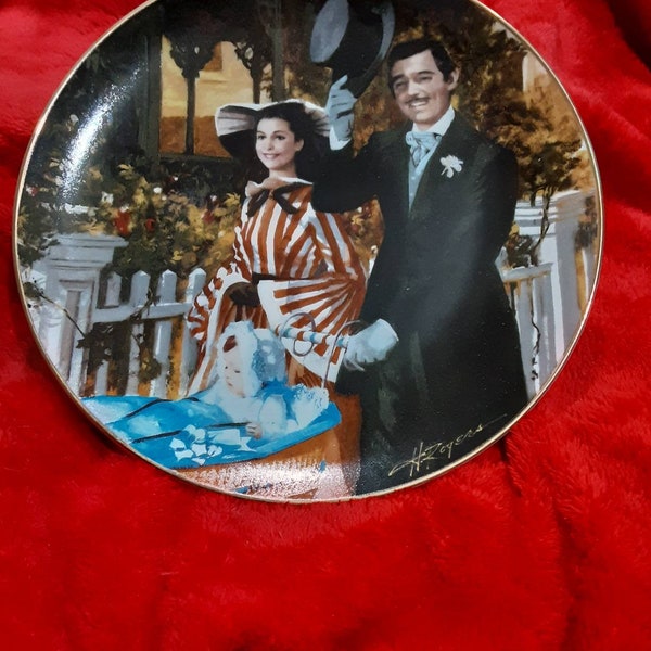 Bradford Exchange Gone With the Wind Plates - Etsy