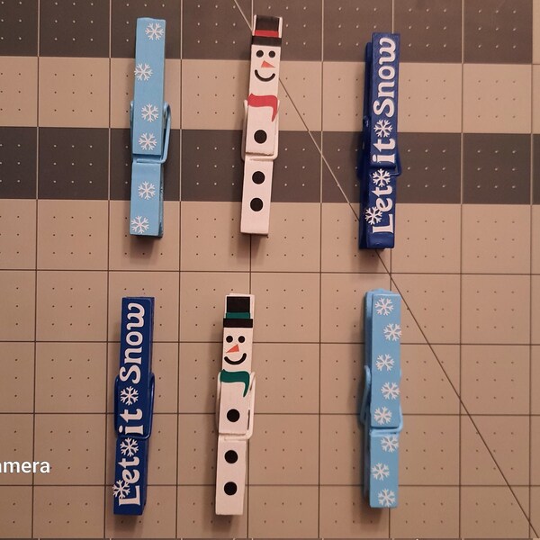 Christmas Clothespin - Etsy