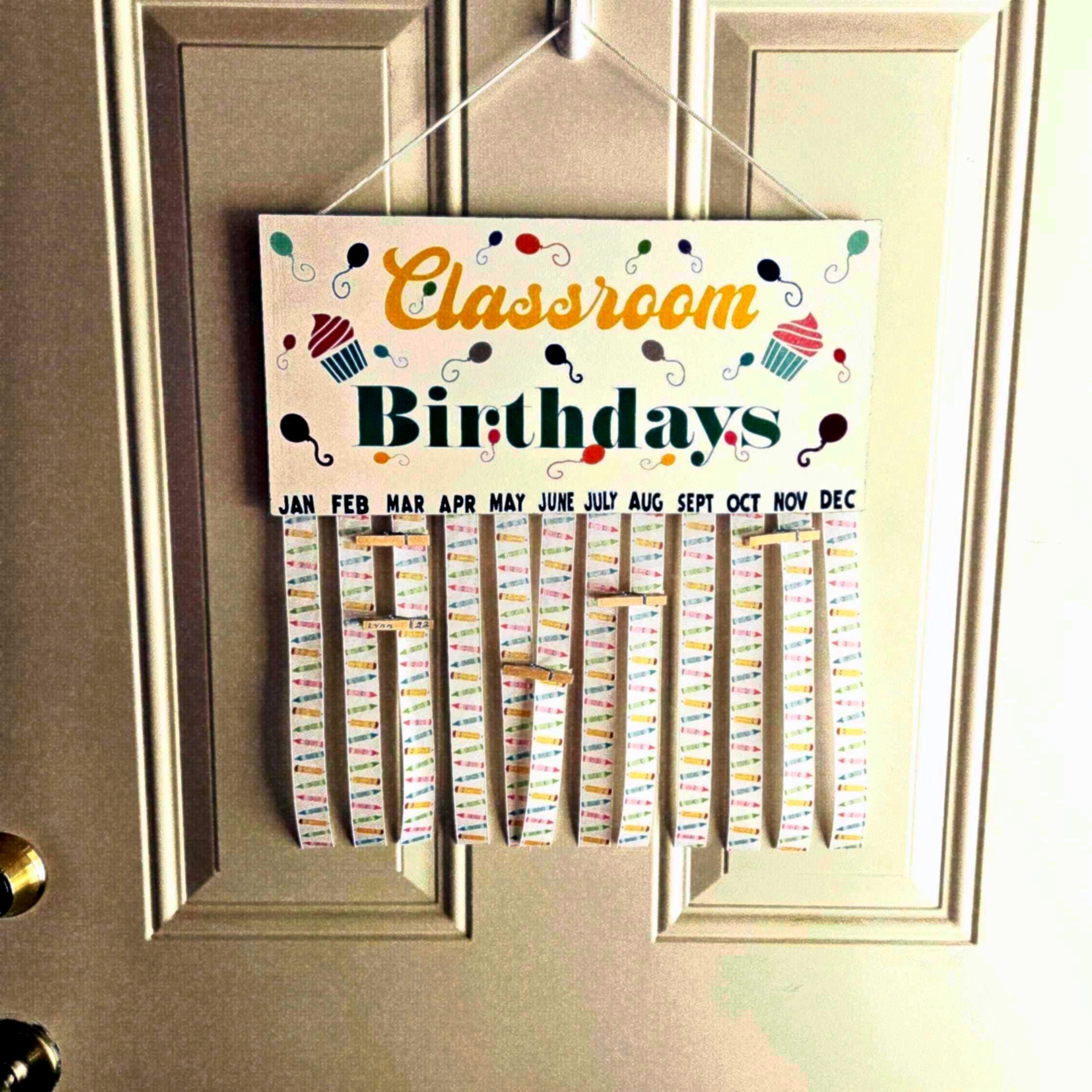 Personalized Classroom Birthday Board | Teacher Bulletin Decor ...