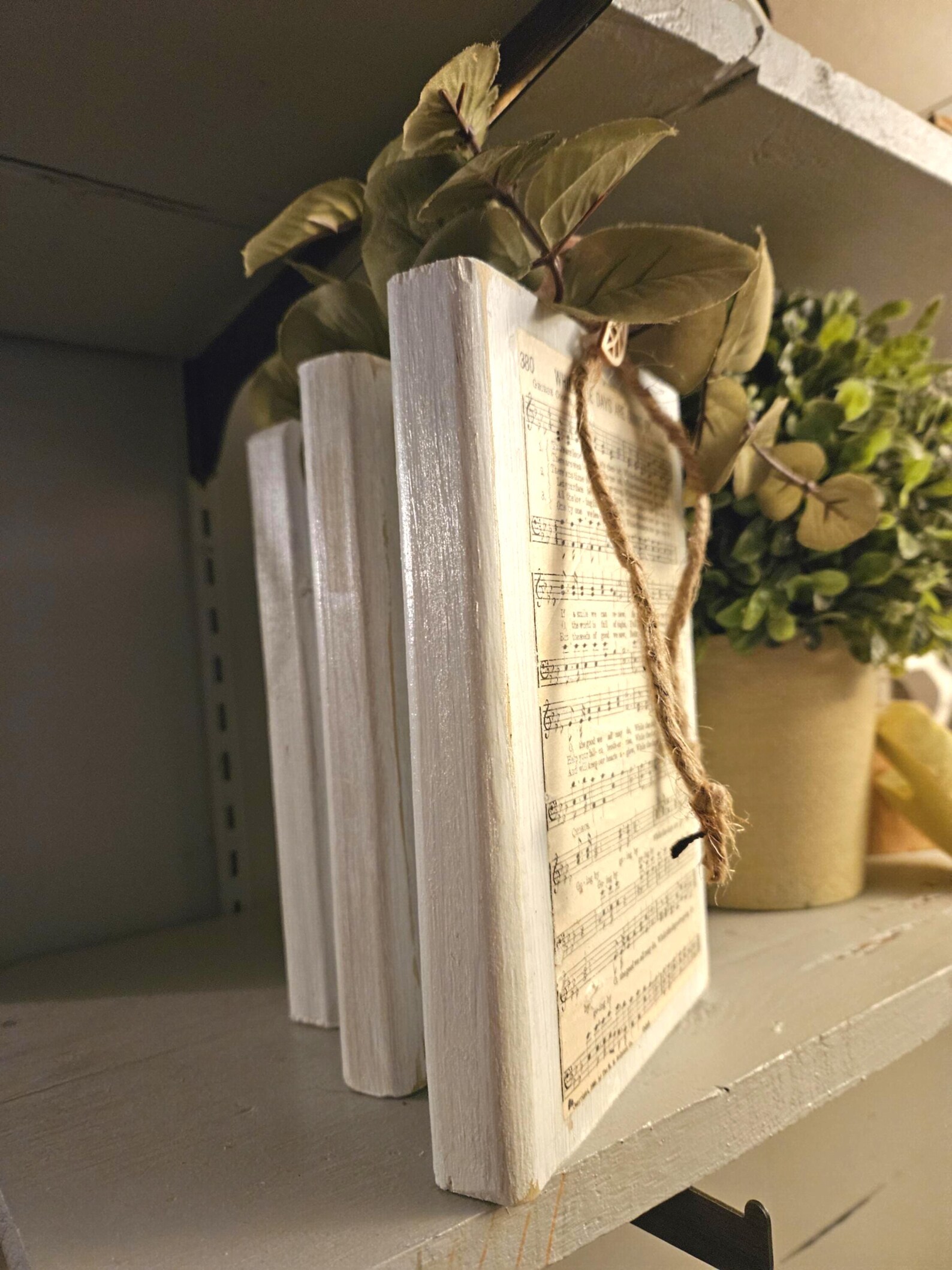 Hymnal Wood Shelf Setter, Wall Hanging - Etsy