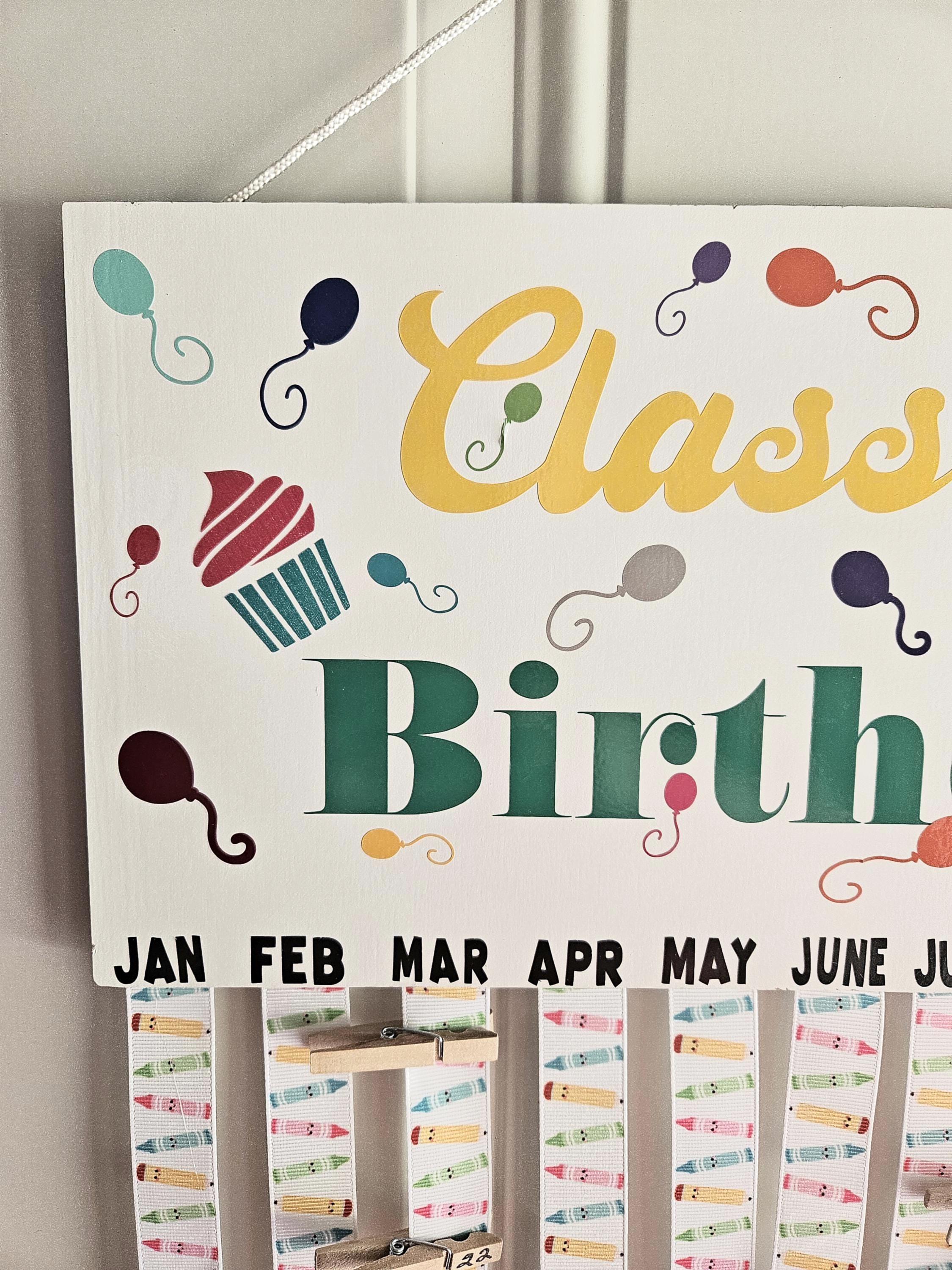 Personalized Classroom Birthday Board | Teacher Bulletin Decor ...