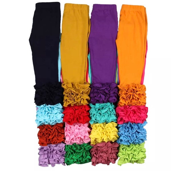 Ruffle Leggings - Etsy
