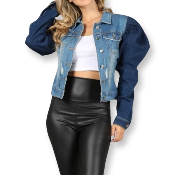 Puff Sleeve Jacket - Etsy