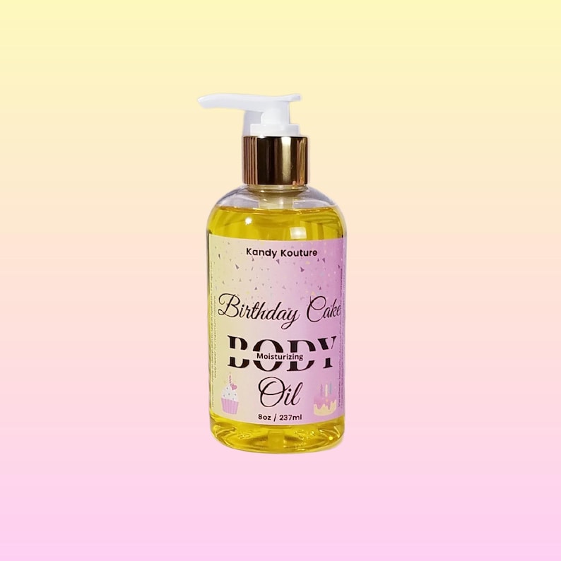 Birthday Cake Body Oil - Etsy