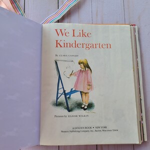 Vintage Little Golden Book Cloth-bound Journal, We Like Kindergarten ...