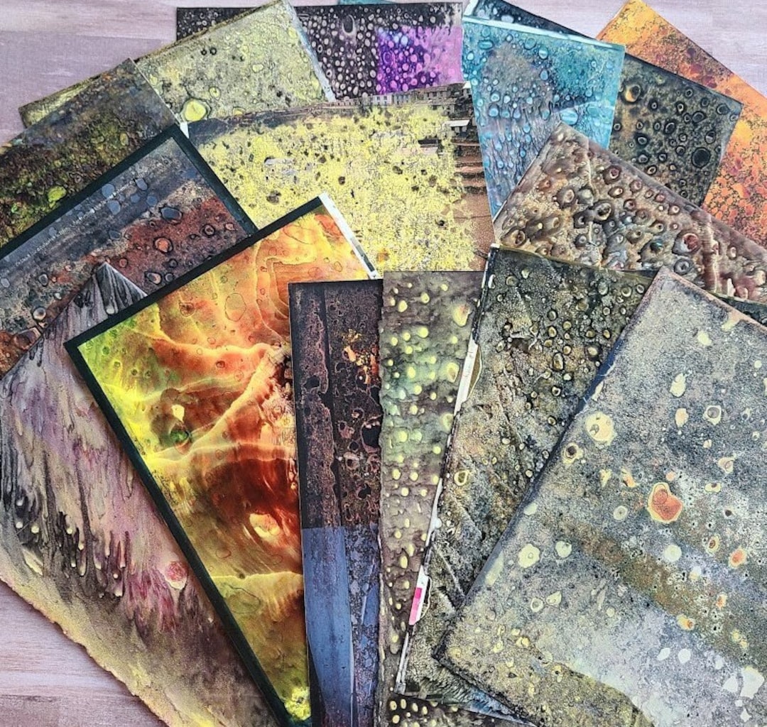 Collage Paper, Altered National Geographic Pages Mixed Media ...