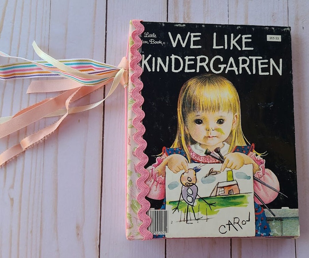 Vintage Little Golden Book Cloth-bound Journal, We Like Kindergarten ...