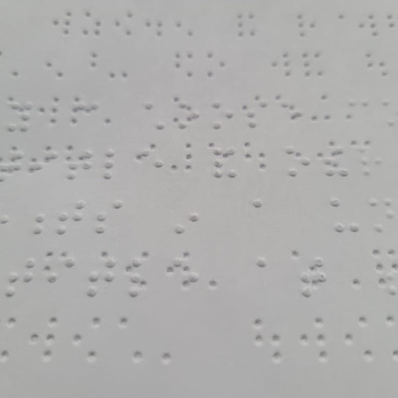 Braille Pages, 15 Count, Full-sized, for Junk Journaling, Collage, Card ...