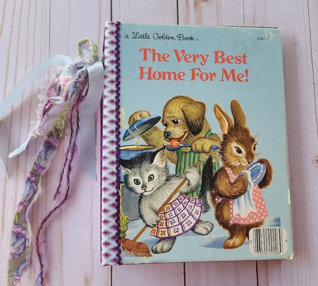 Vintage Little Golden Book Cloth-bound Journal, "the Very Best Home for ...