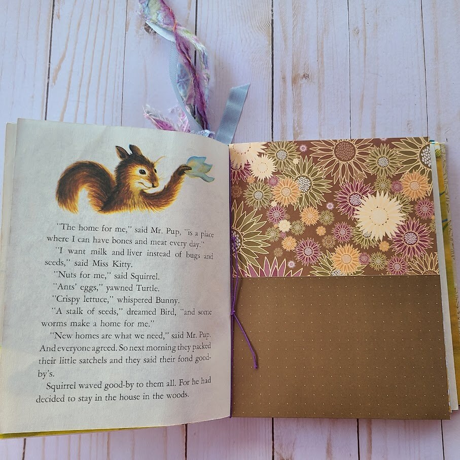 Vintage Little Golden Book Cloth-bound Journal, "the Very Best Home for ...